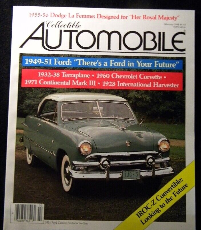 Collectible Automobile 1988 February 1949-51 Ford 1932-8 Terraplane Co ...