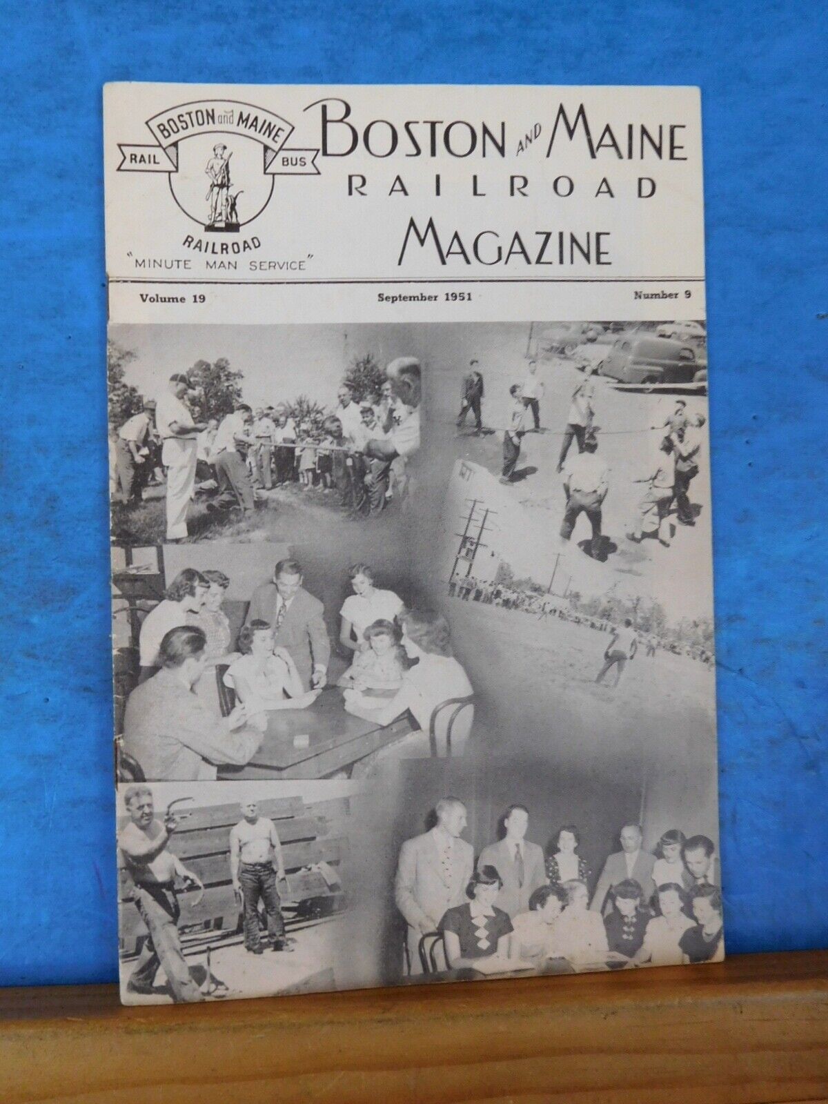 Boston & Maine Railroad Employee Magazine 1951 September ...