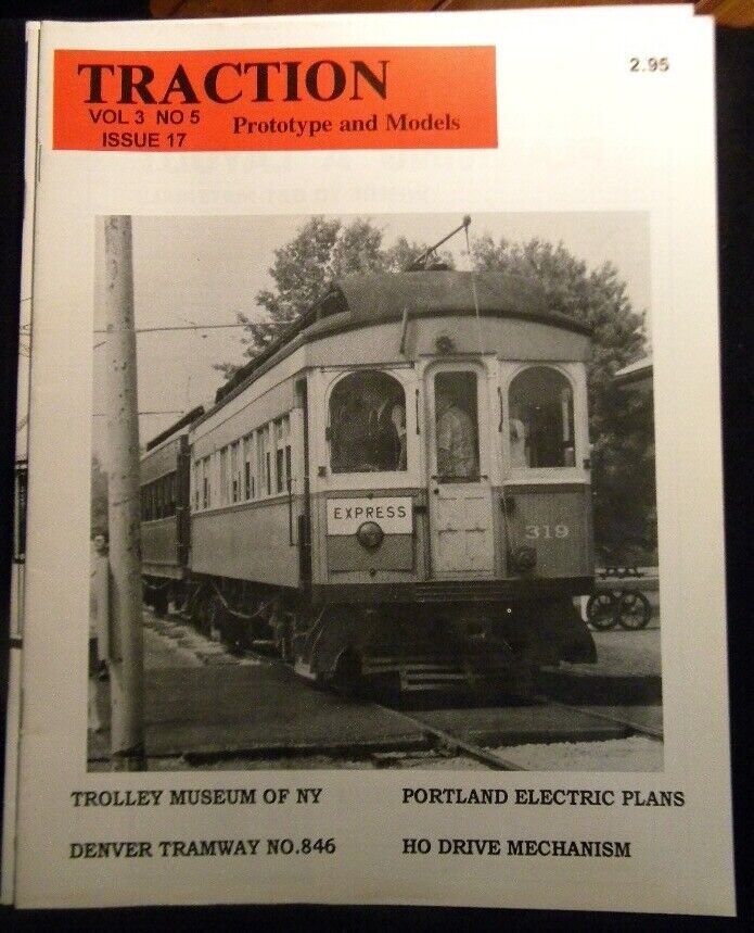Traction Prototype and Models Magazine Issue 17 Denver Tramway #846 Po ...