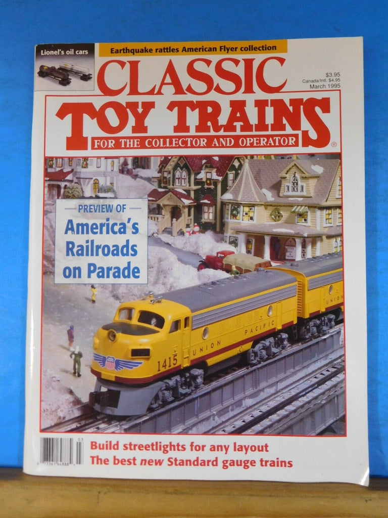 Classic Toy Trains 1995 March Railroads on parade Build streetlights S ...