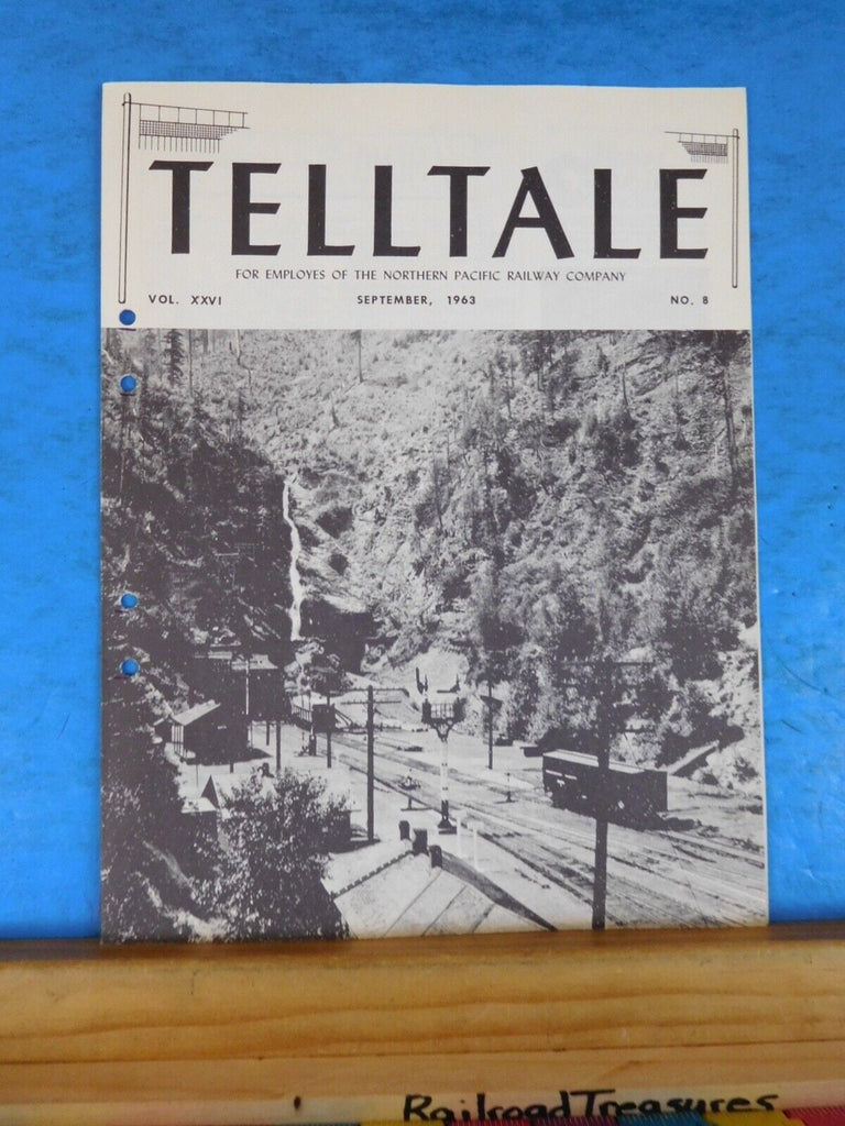 Tell Tale 1963 September No.8 Northern Pacific Ry Safety & Fire Dept E ...