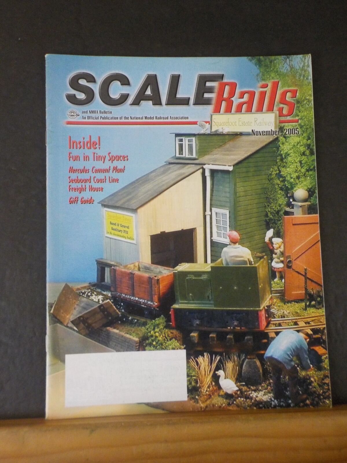 Scale Rails NMRA 2005 November Fun in Tiny Spaces Hercules cement plan ...