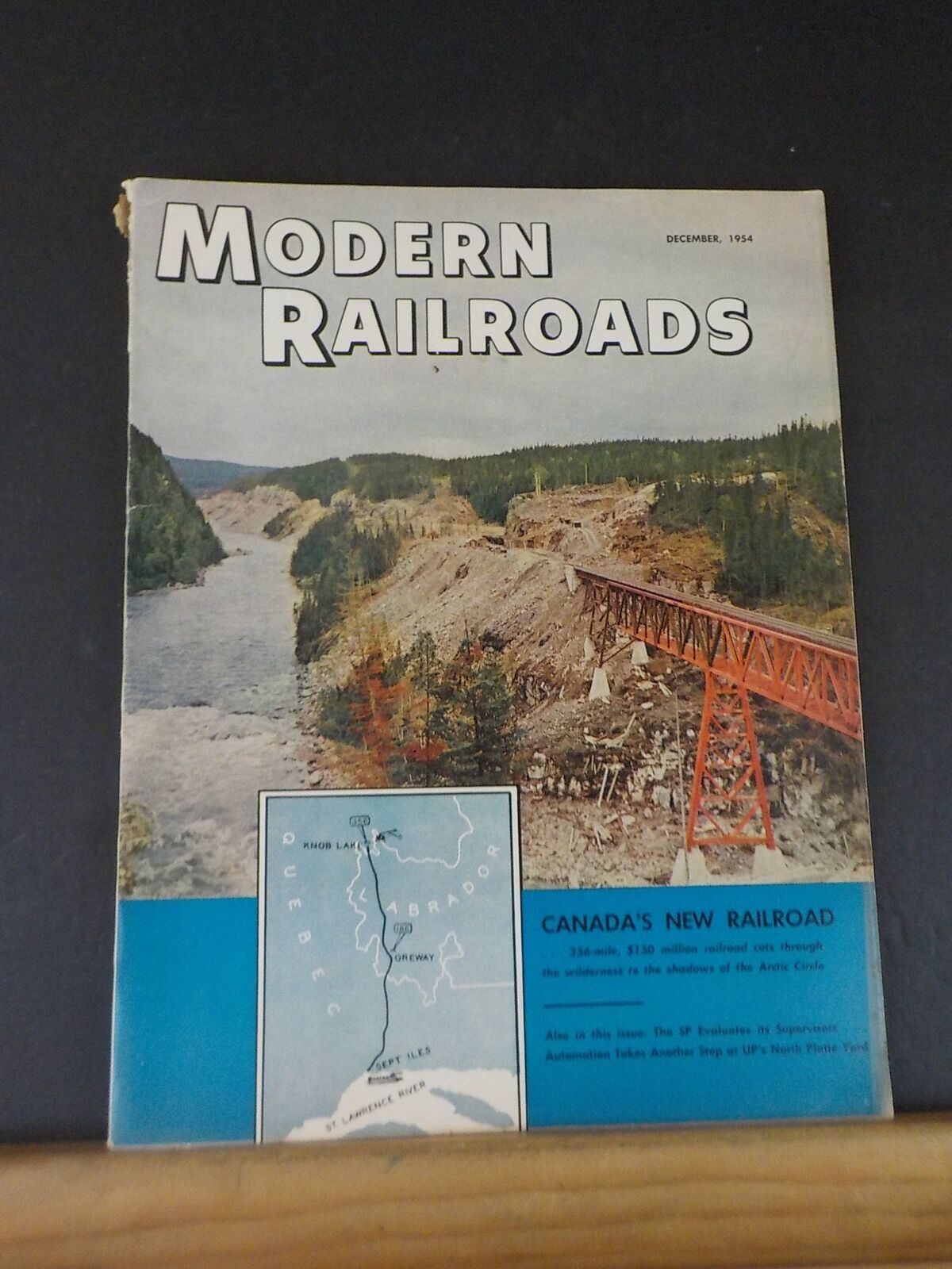 Modern Railroads 1954 December Quebec North Shore & Labrador ...
