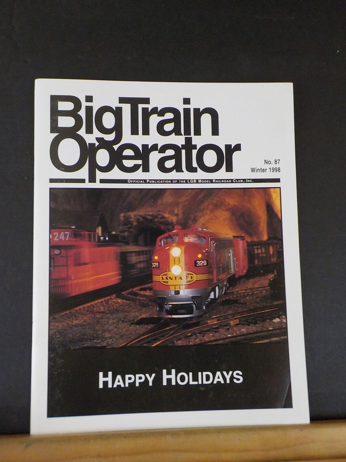 Big Train Operator #87 1998 Winter Happy Holidays World's Fastest Gnom ...