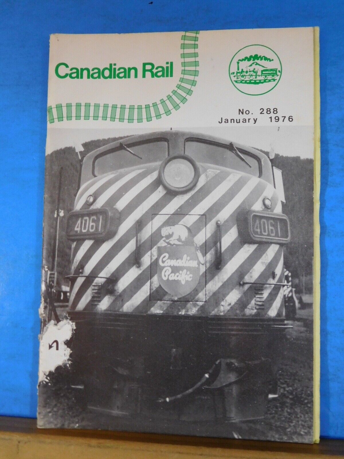 Canadian Rail #288 January 1976 Canadian Railroad Historical Society ...