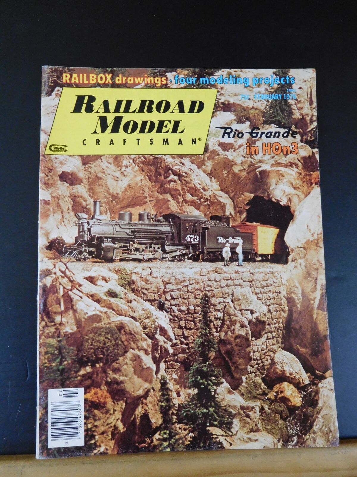 Railroad Model Craftsman Magazine 1976 February RMC Railbox drawings ...