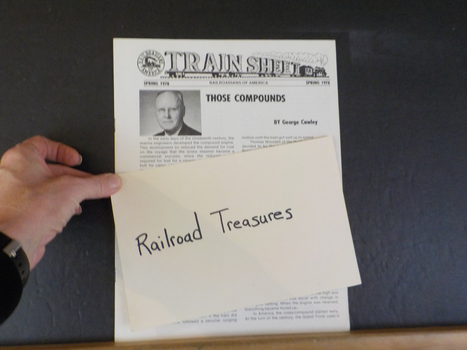 Train Sheet Railroadians of America 1978 Spring Those Compounds ...