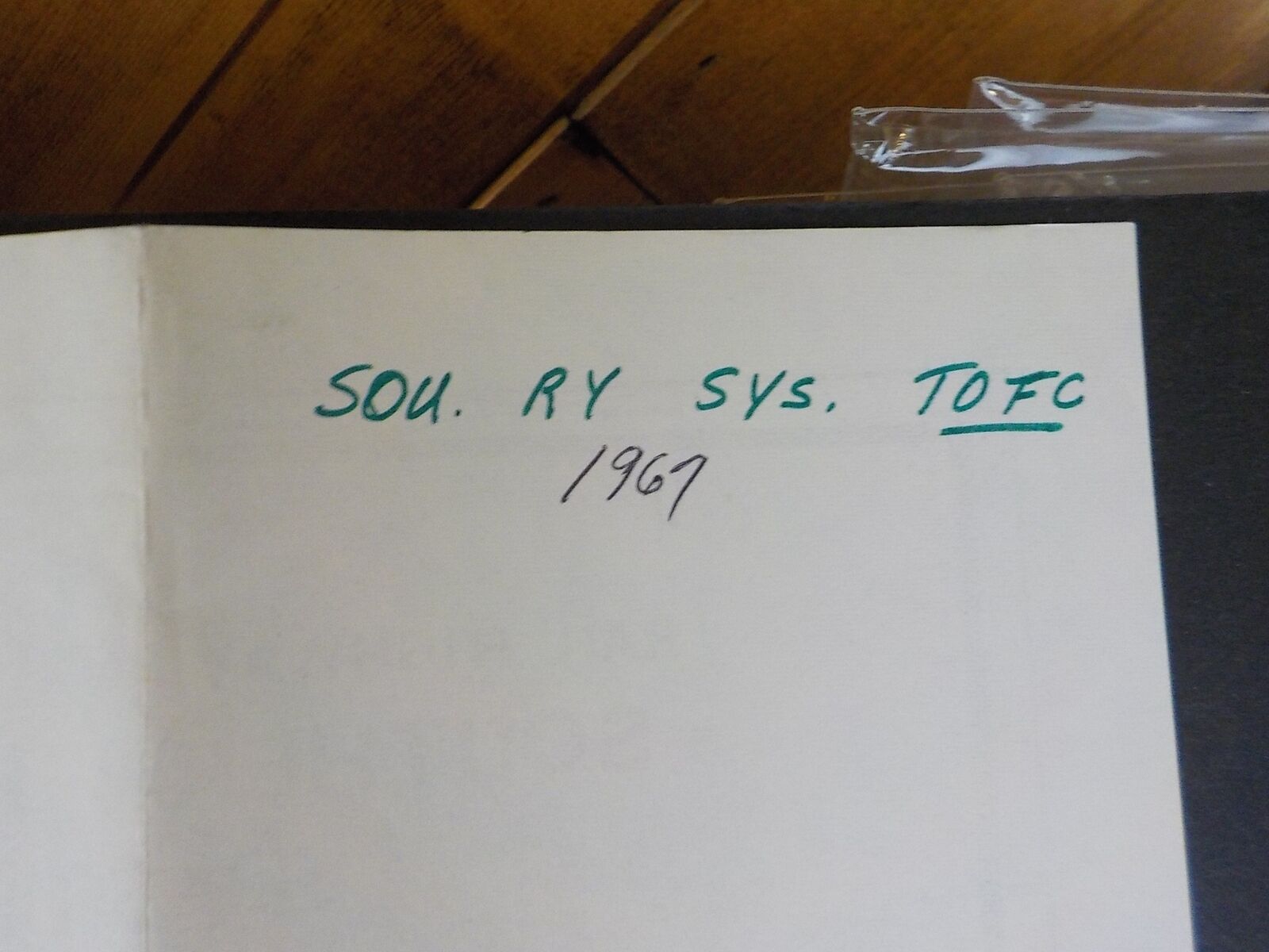 MAP Southern Railway System TOFC Ramps Map 1967 23 ½ x 20 ...