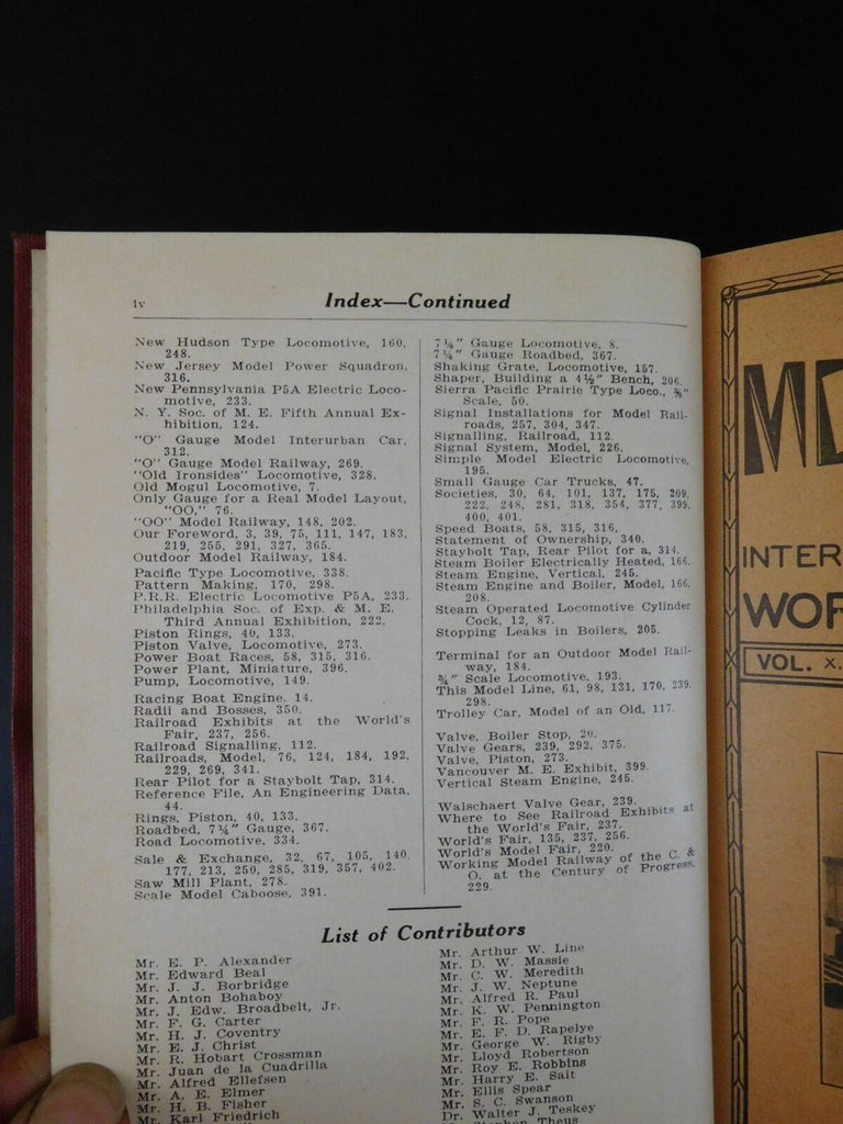 Modelmaker Magazine Bound Volume 10 1933 11 issues Complete ...