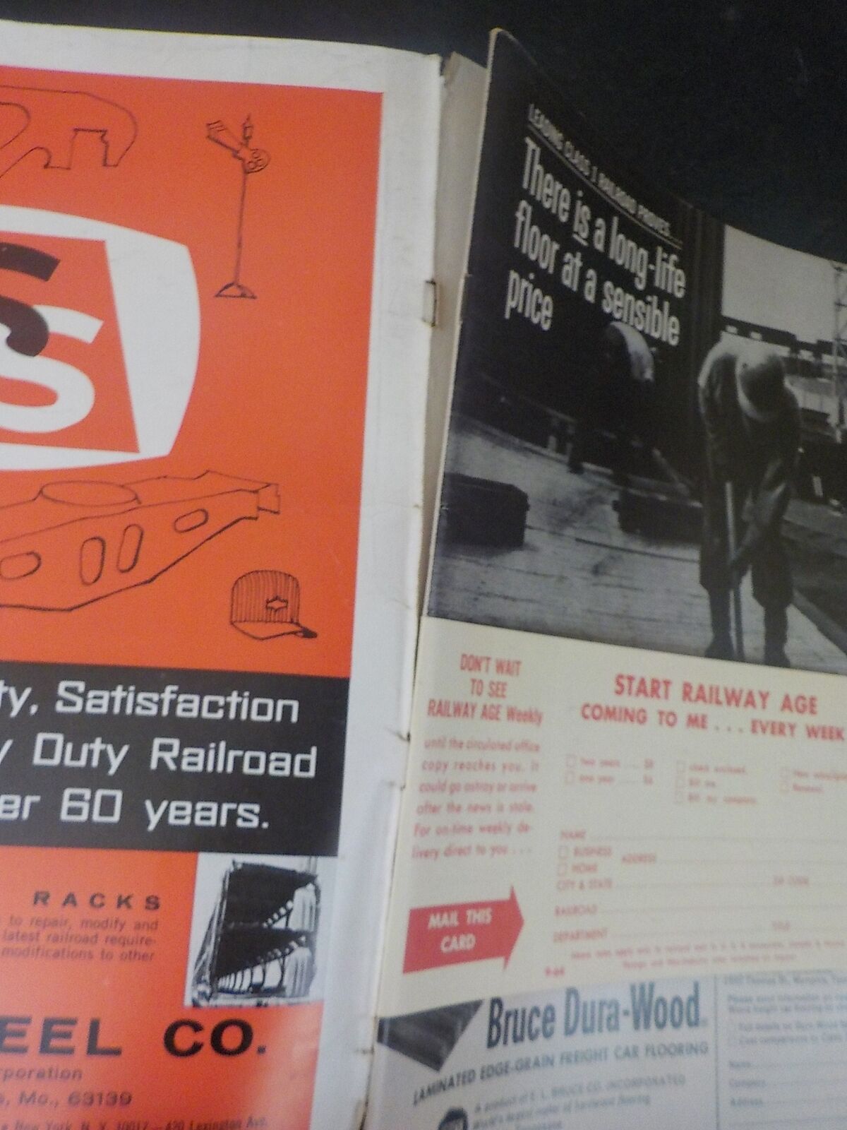 Railway Age 1964 September 28 Weekly Specialized cars Freight traffic ...