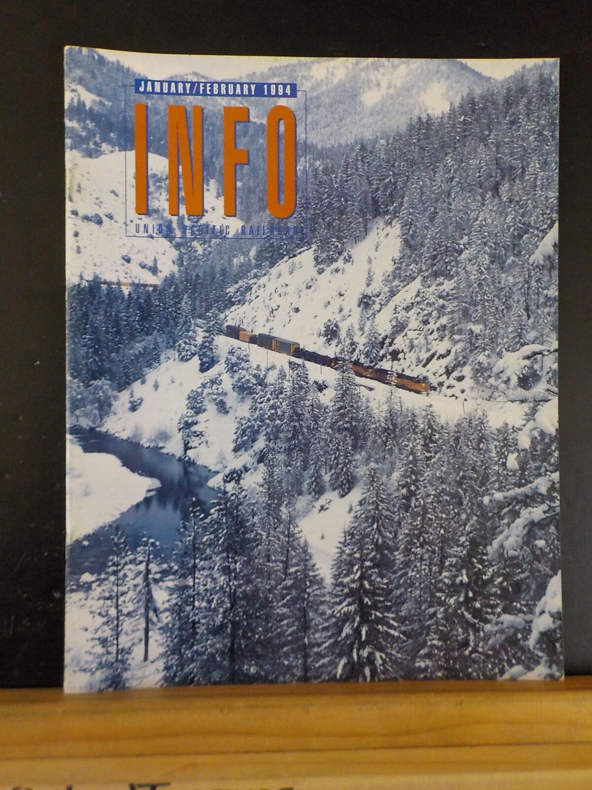 INFO Magazine Union Pacific Railroad 1994 January February Employee ...