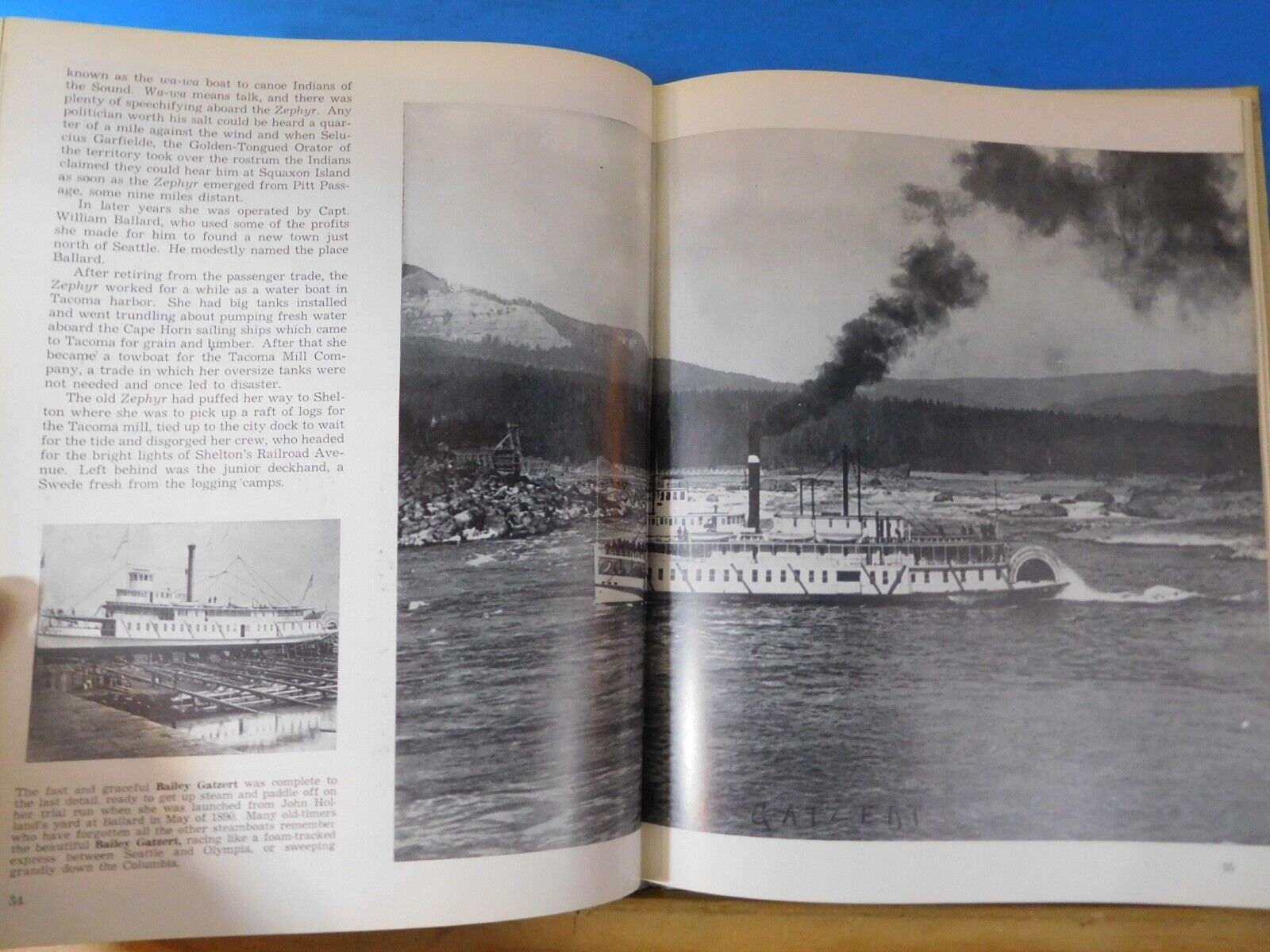 Pacific Steam Boats from sidewheeler to motor ferry pictorial history ...