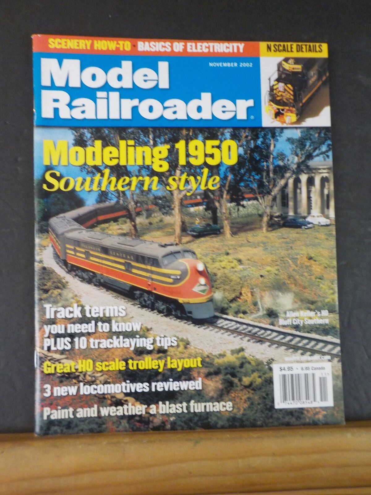 Model Railroader Magazine 2002 November Modeling 1650s Southern style ...