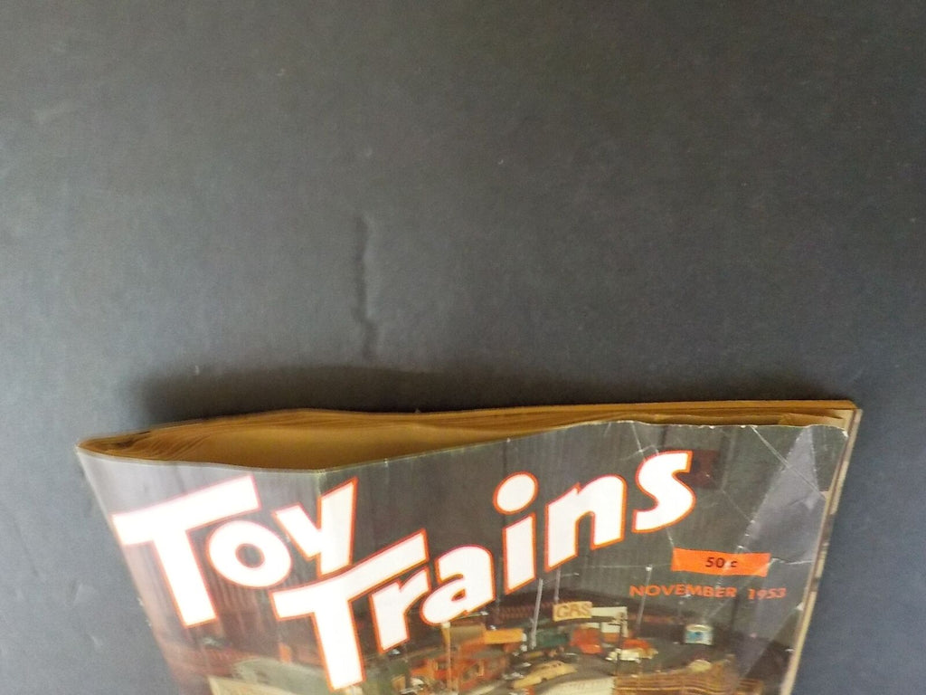 Toy Trains Magazine 1953 November Switching Locomotive Build a roundho ...