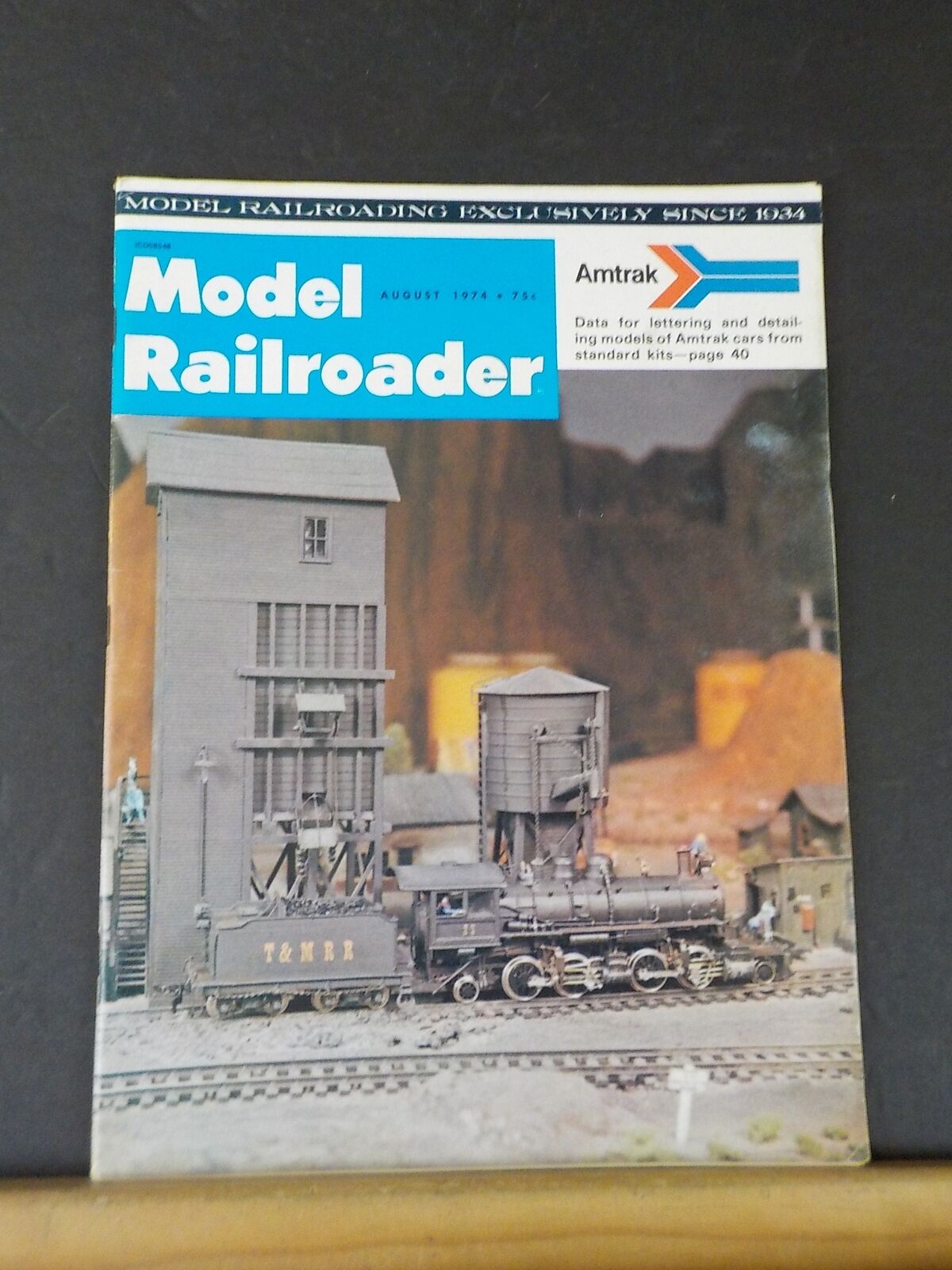 Model Railroader Magazine 1974 August Amtrak data for lettering Detail ...