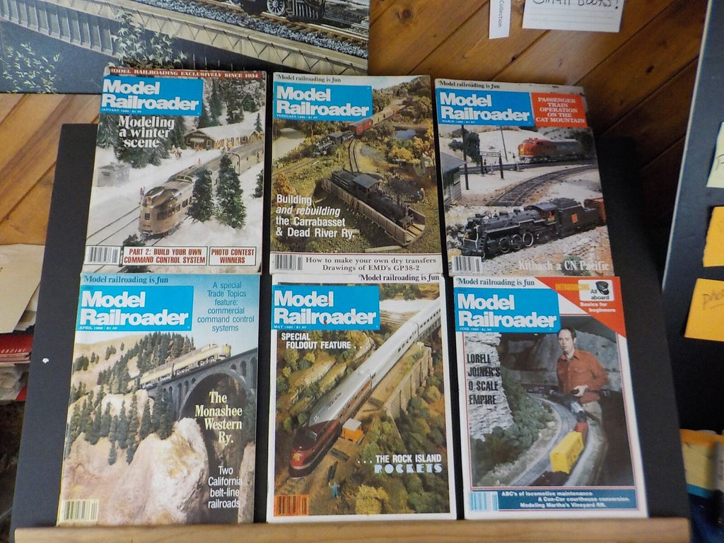 Model Railroader Magazine Complete Year 1980 12 issues – RailroadTreasures