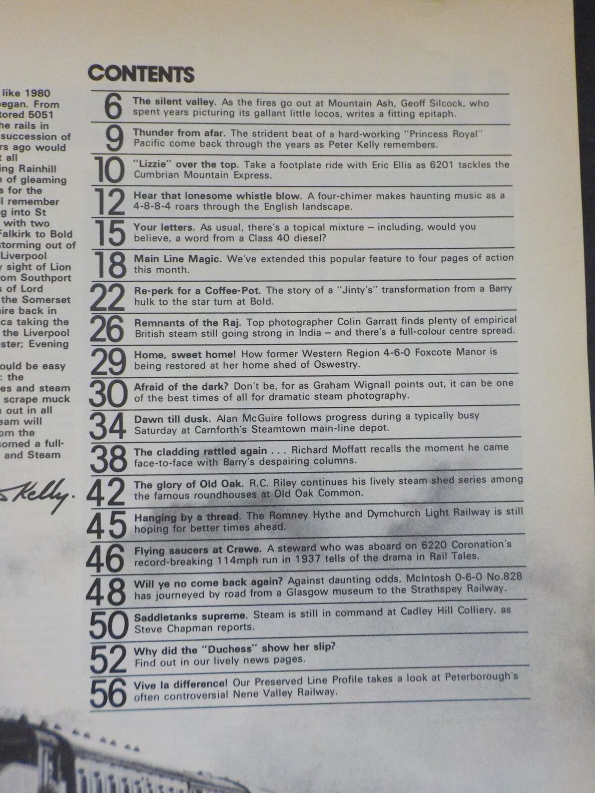Steam Railway #10 1981 January February Colin Garratt Indian portfolio ...