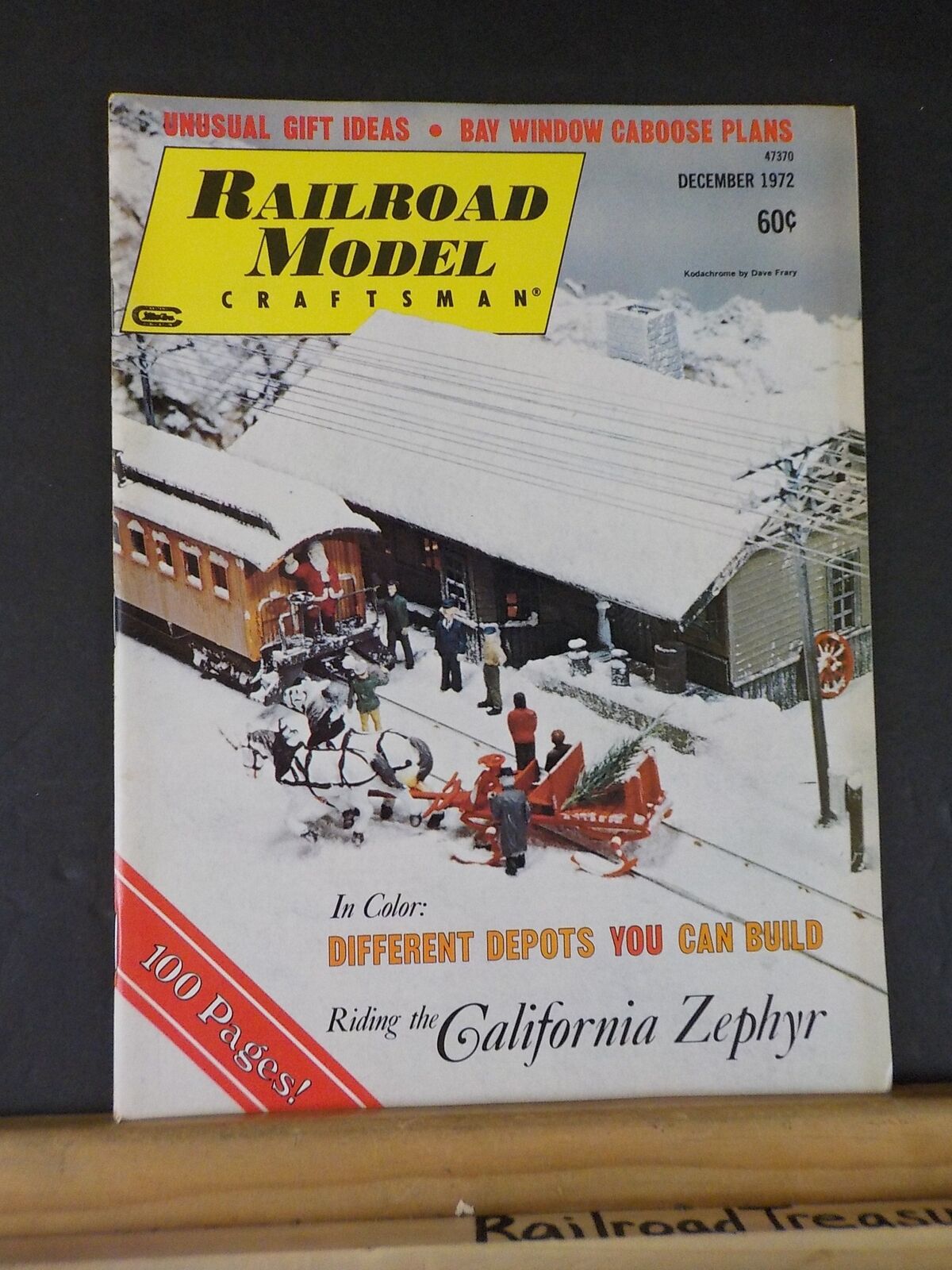 Railroad Model Craftsman Magazine 1972 December RMC Different depots y ...