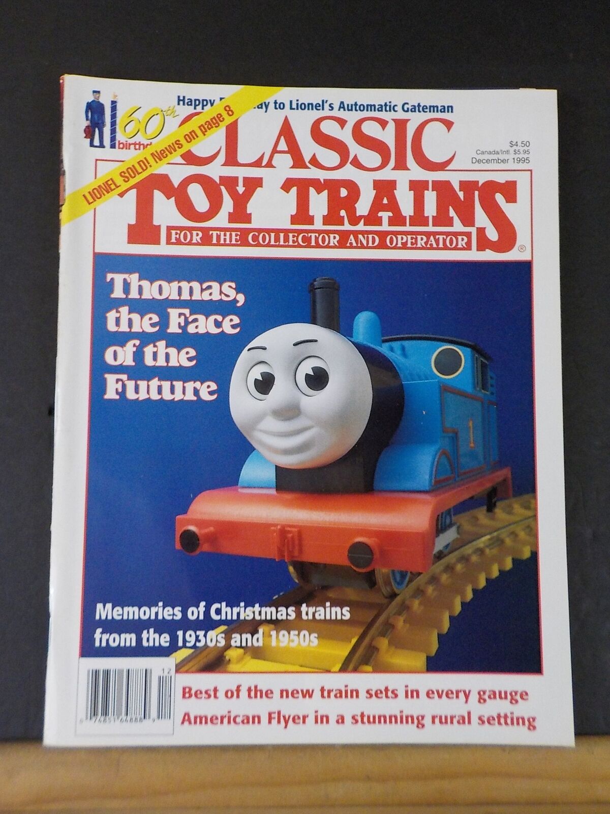 Classic Toy Trains 1995 December Thomas Christmas Trains Lionel ...
