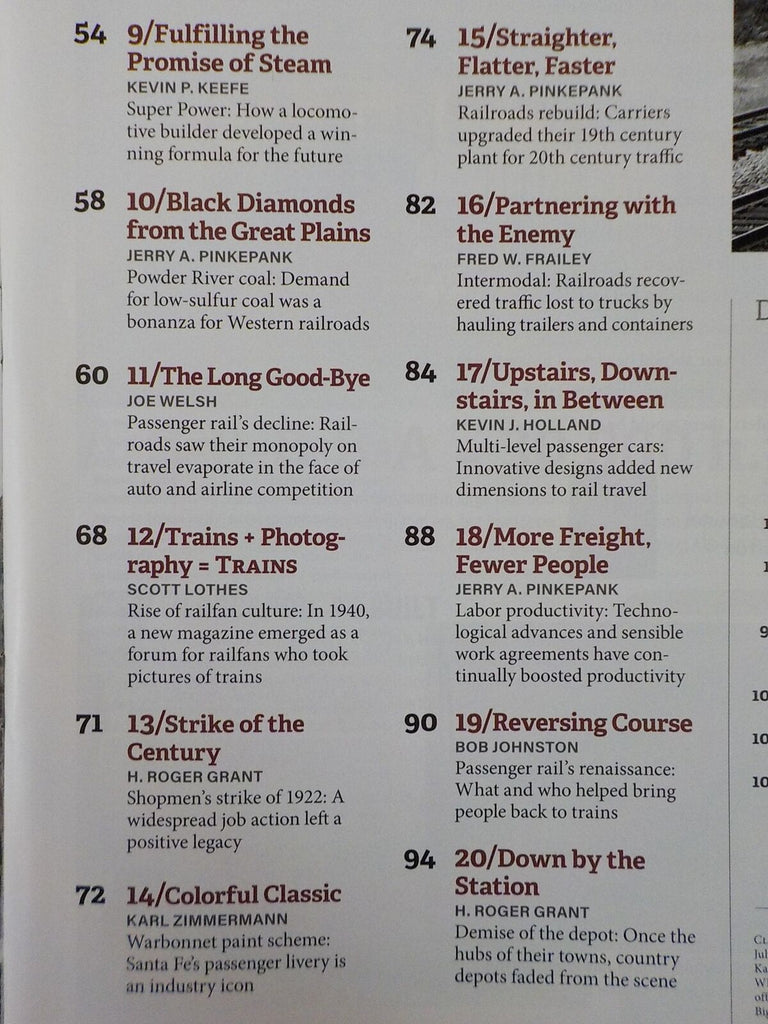 Classic Trains 2020 Spring 20/20 indsight Dieselization Super power st ...