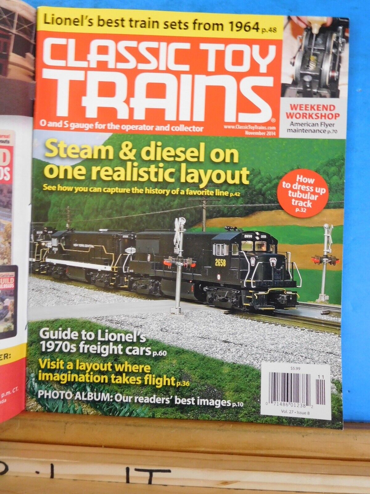 Classic Toy Trains 2014 November Steam & Diesel ON One Realistic Layou ...
