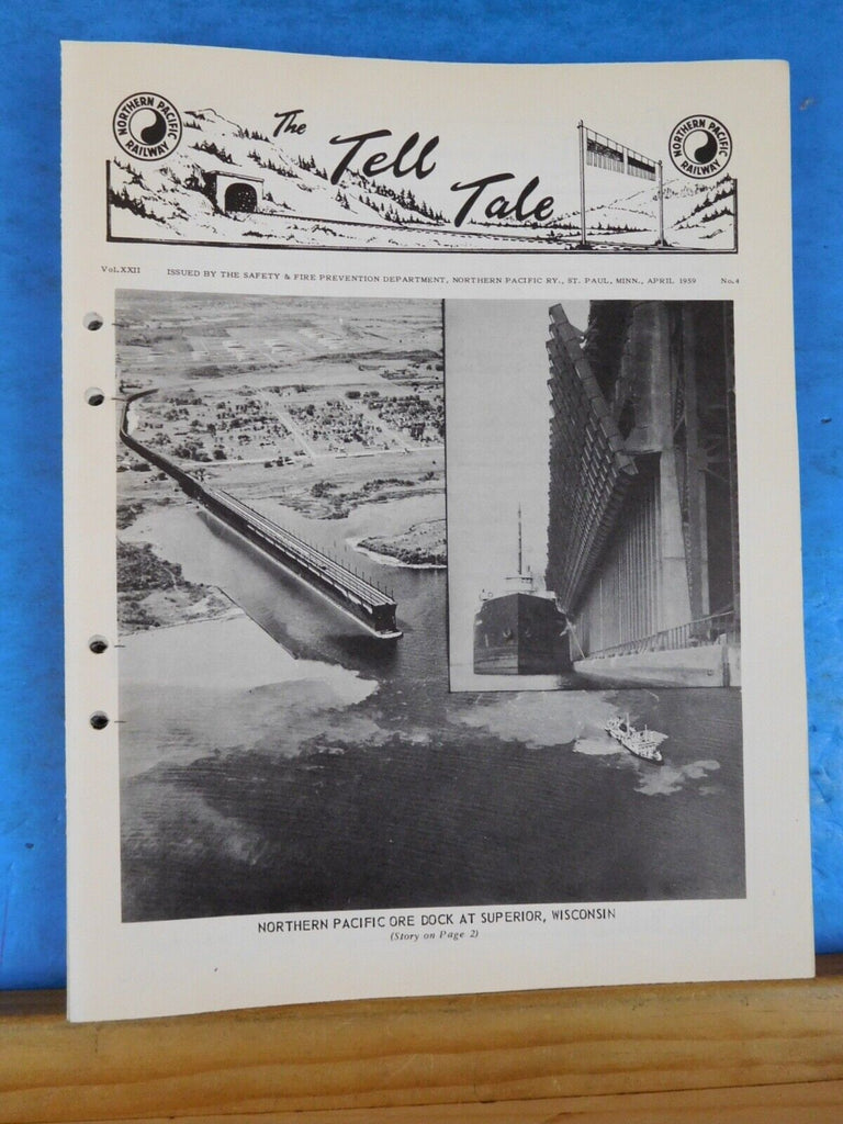 Tell Tale 1959 April Northern Pacific Employee Magazine Telltale ...
