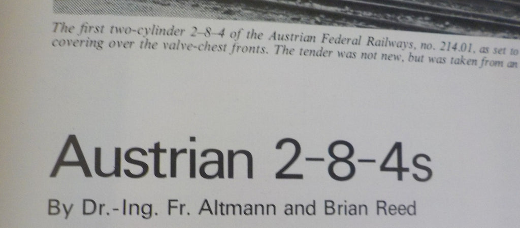 Loco Profile #29 Austrian 2-8-4s – RailroadTreasures