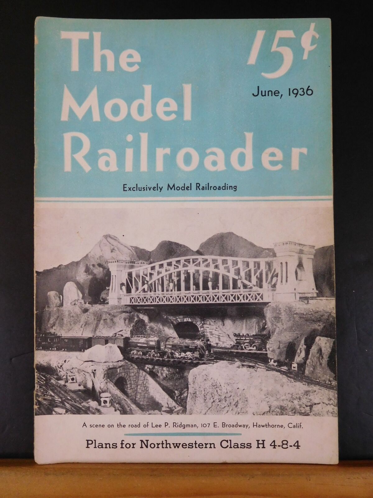 Model Railroader Magazine 1936 June Plans for Northwestern Class H 4-8 ...