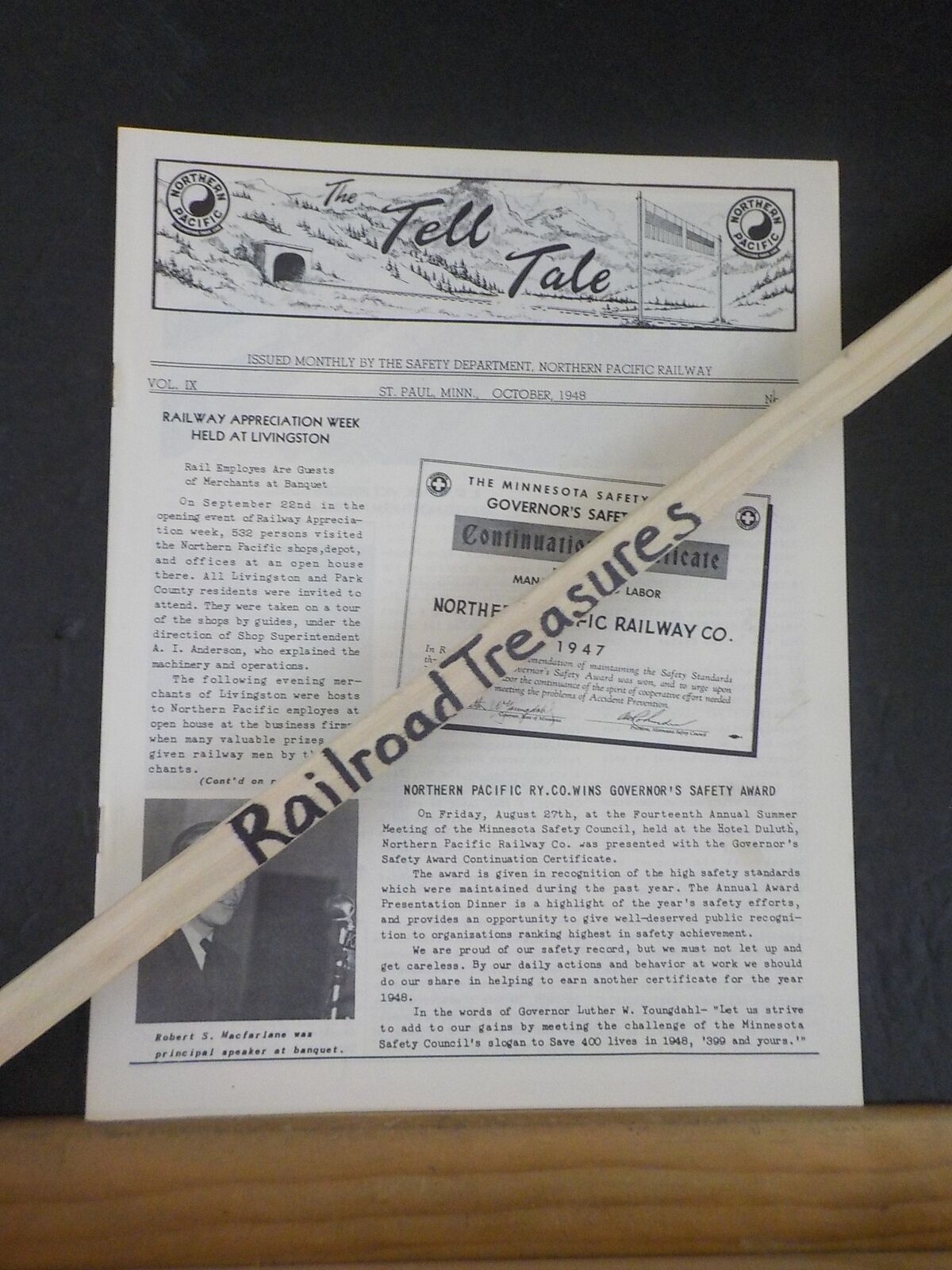 Tell Tale 1948 October Northern Pacific Employee Magazine ...