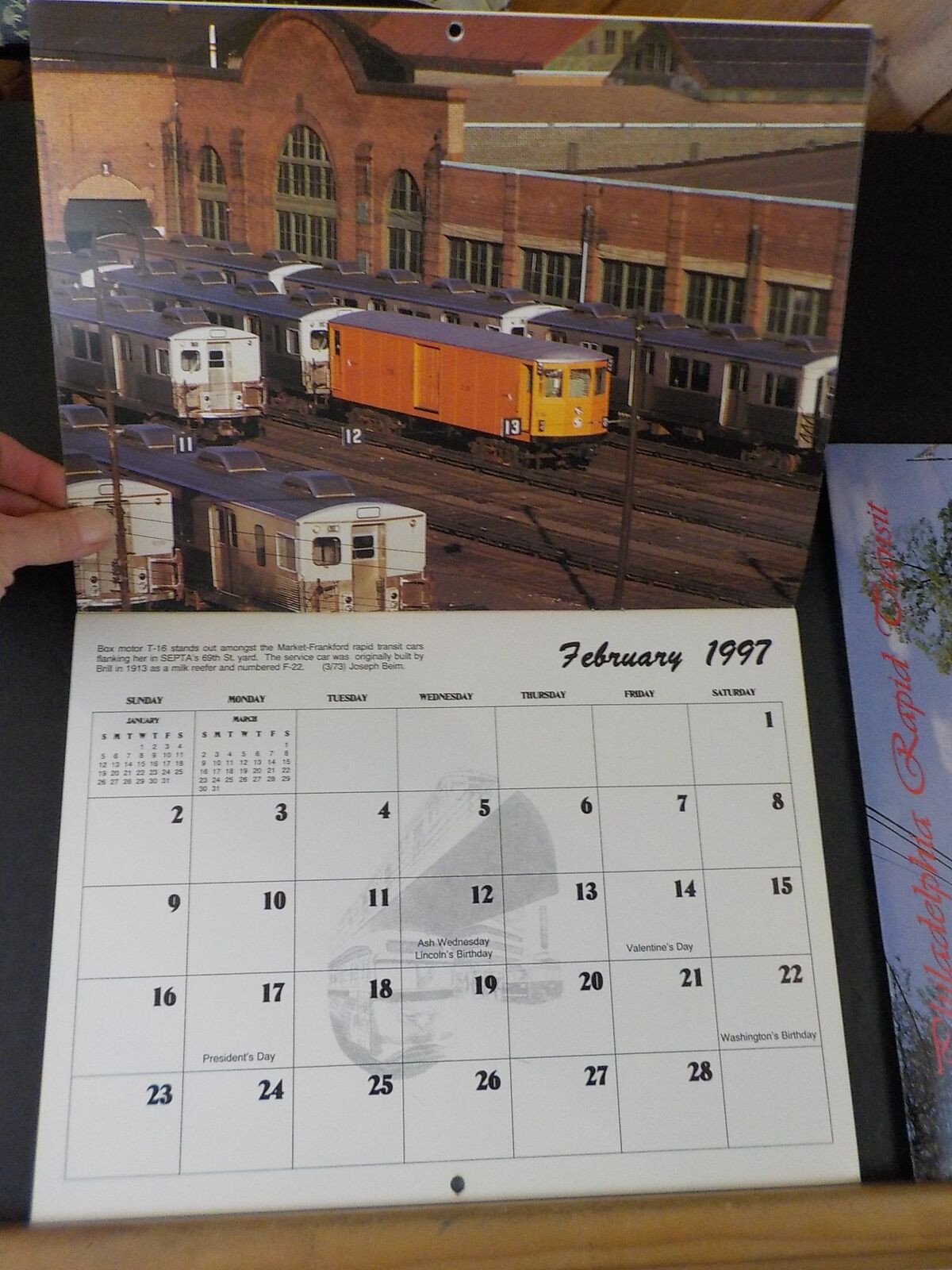 Calendar Lot (5) Philadelphia Rapid Transit Red Arrow Lines ...