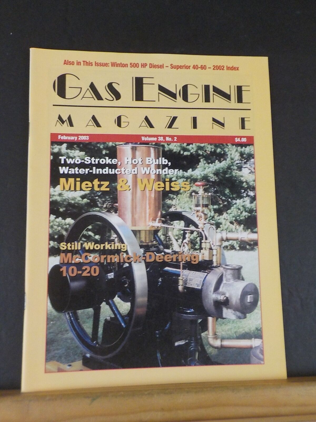 Gas Engine Magazine 2003 February Draper and Phelps, 1919 Winton Diese ...