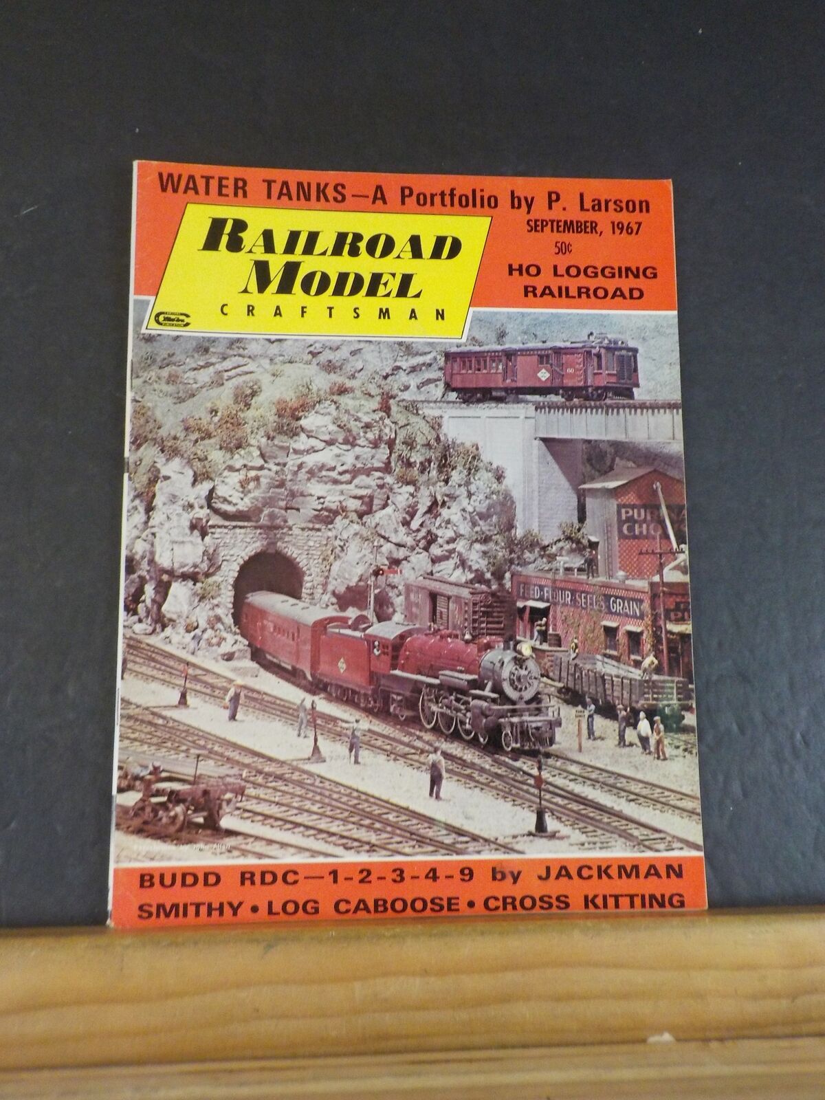 Railroad Model Craftsman Magazine 1967 September Water Tanks Budd RDC ...