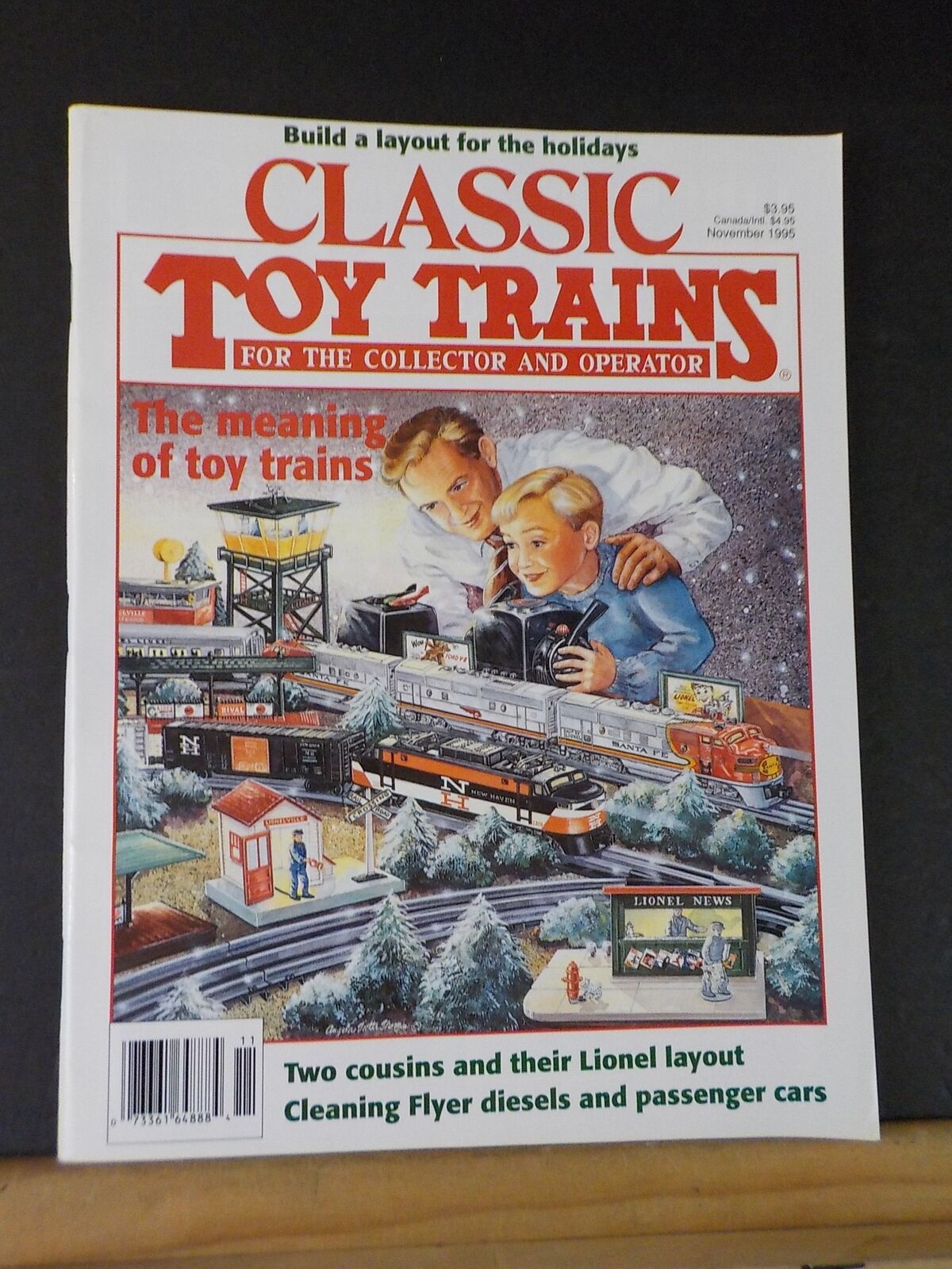 Classic Toy Trains 1995 November Lionel Layout American Flyer Build a ...