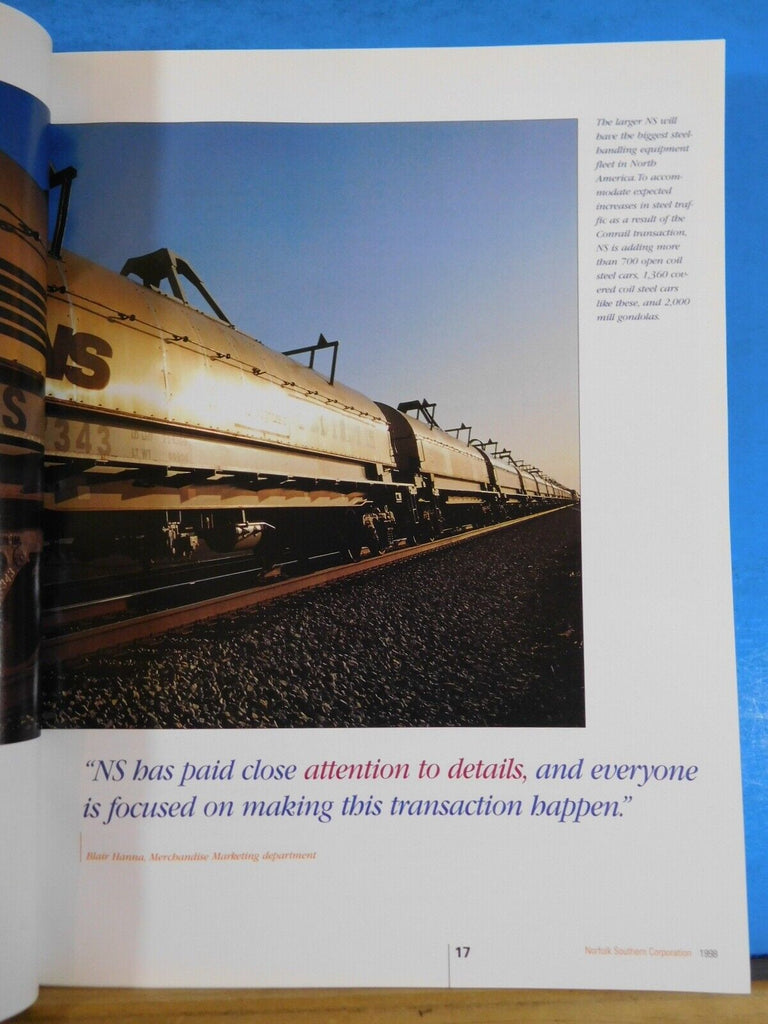 Norfolk Southern Railroad 1998 Annual Report Countdown to Growth ...