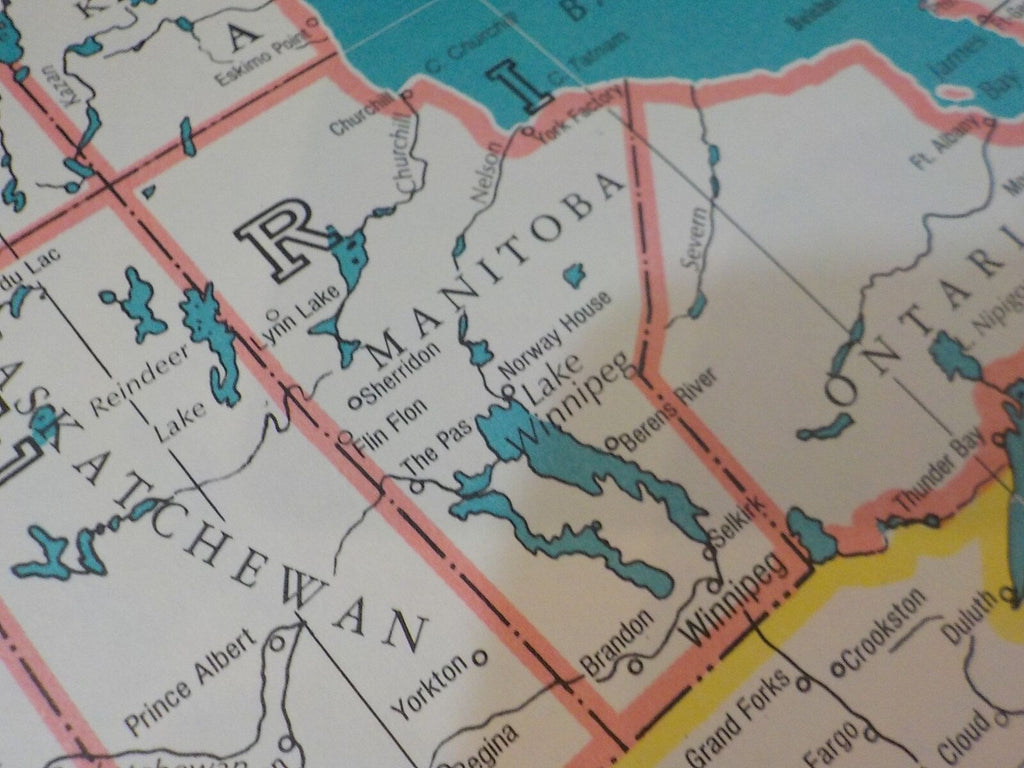 Map Hammond Classic Map of the World – RailroadTreasures