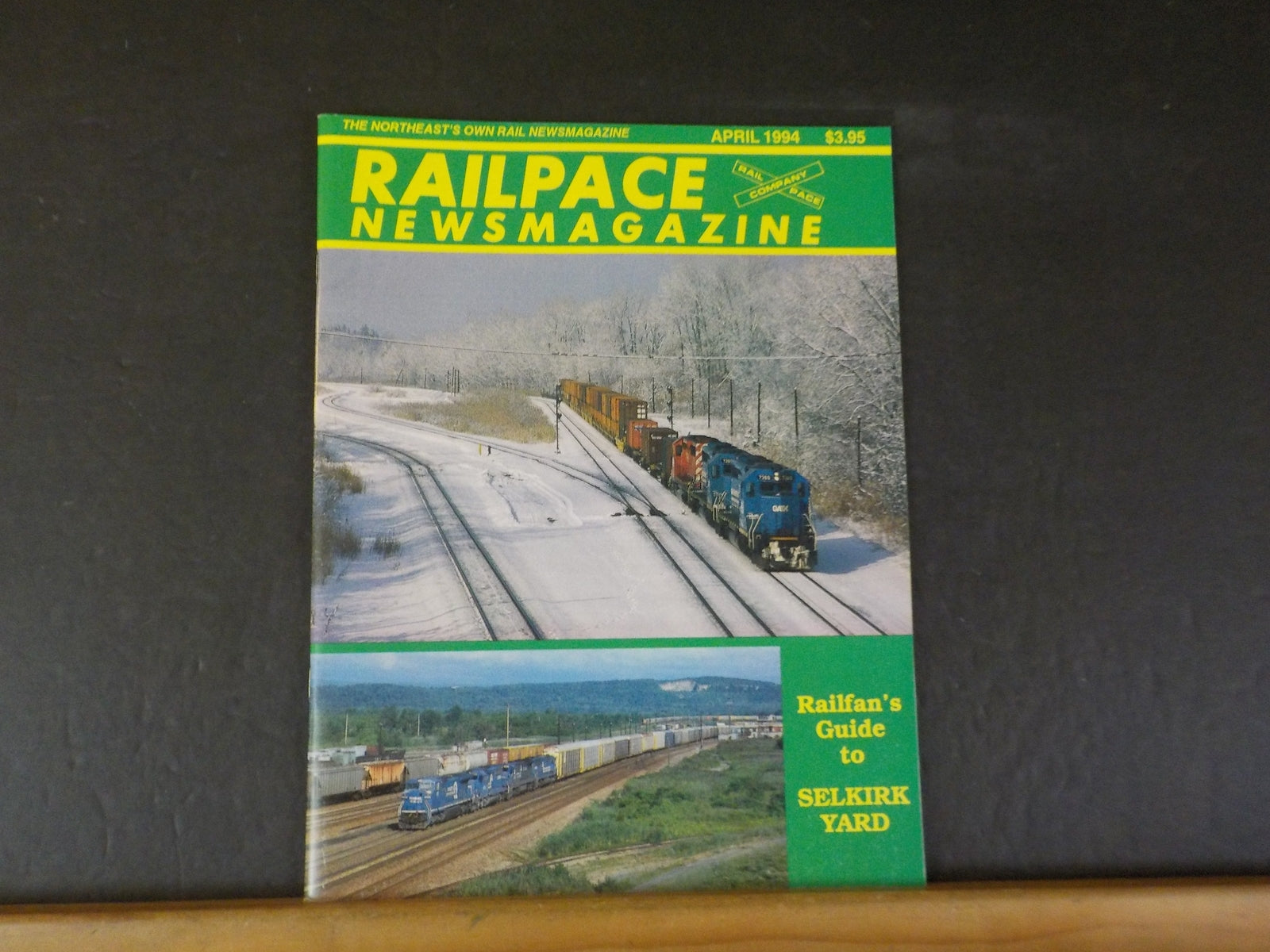 Rail Pace News Magazine 1994 April Railpace Selkirk Yard Railfan guide ...