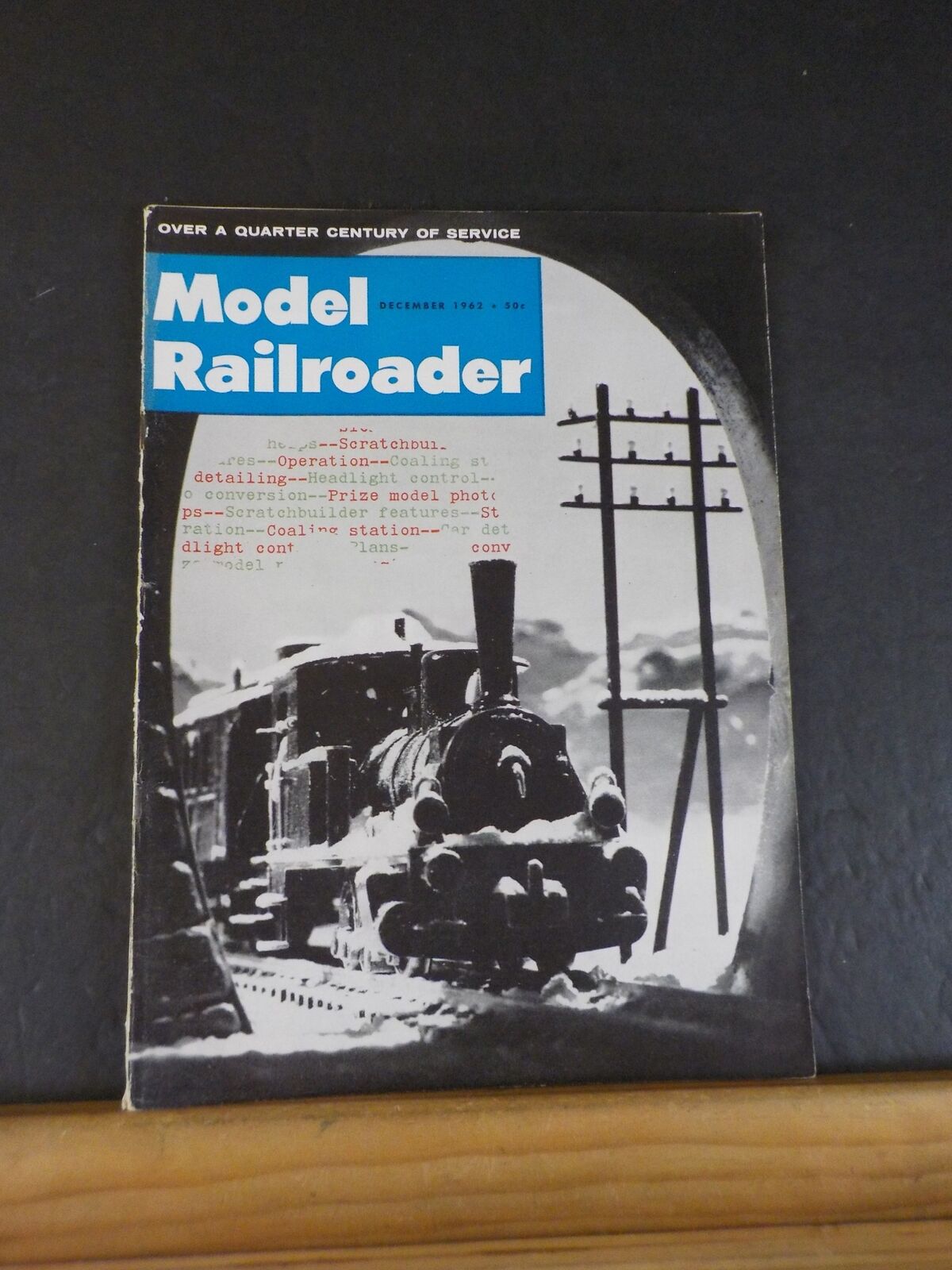 Model Railroader Magazine 1962 December Scratchbuilding Operation Head ...