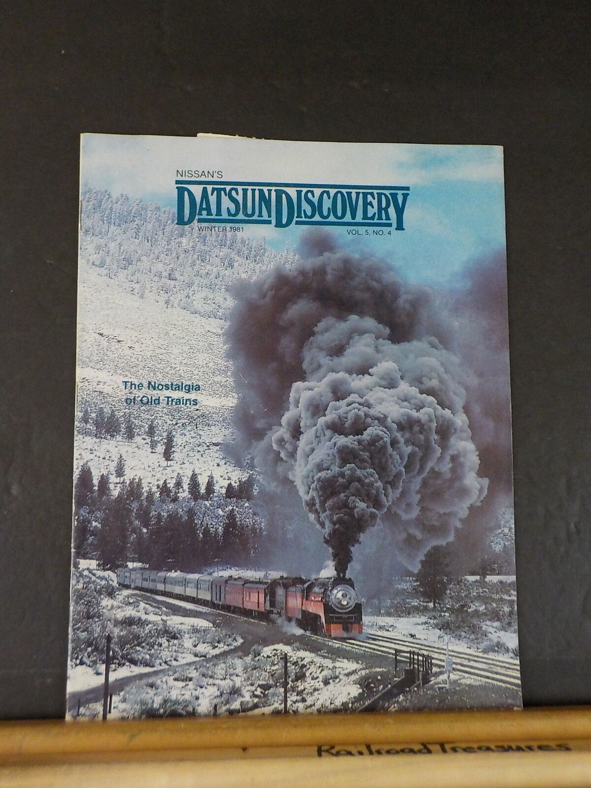 Nissan’s Datsun Discovery 1981 Winter Vol 5 #4 Nostalgia of Old Trains ...
