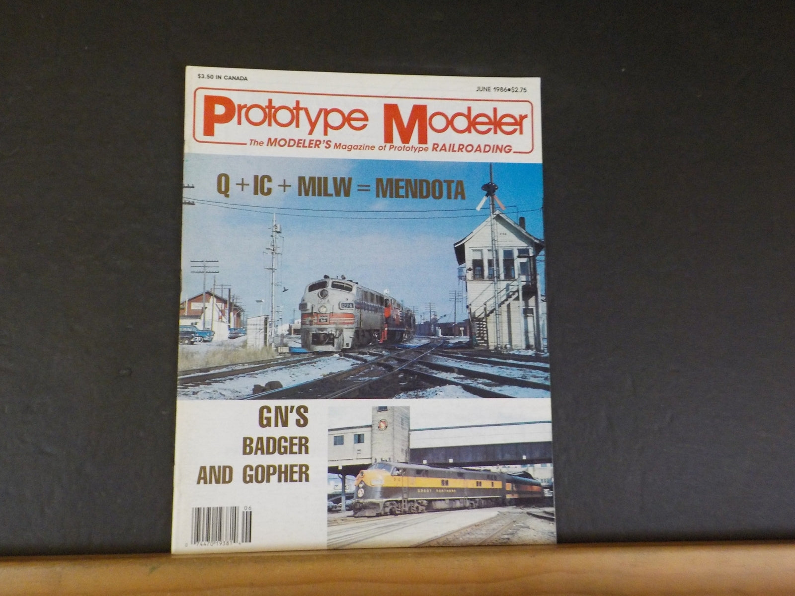 Prototype Modeler 1986 June GN Badger Gopher Monon Photo roster SCL Or ...