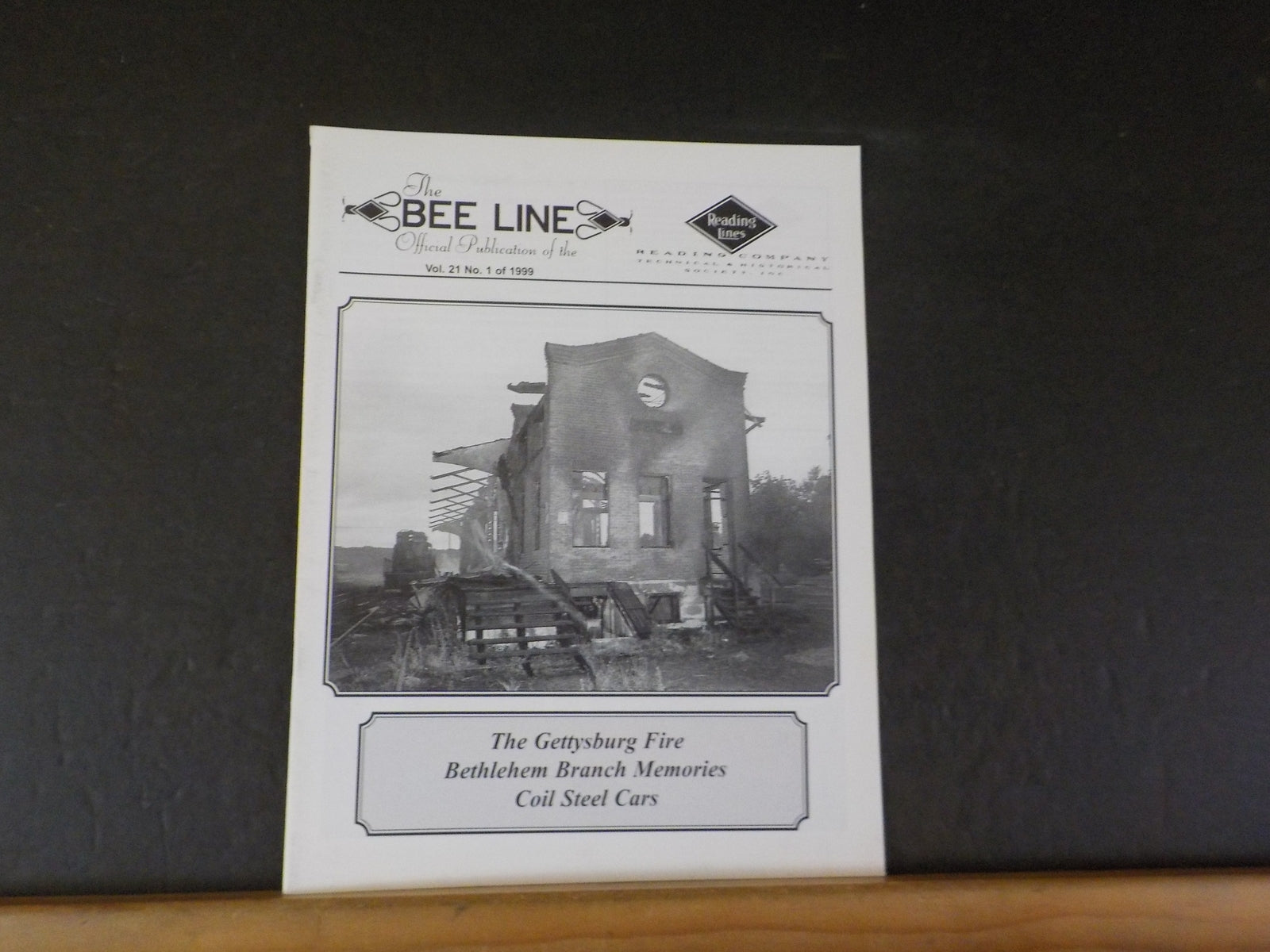 Bee Line Reading Co Historical Society 1999 Vol 21 #1 Gettysburg Fire ...