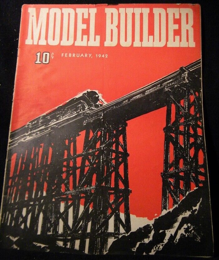 Model Builder 1942 February Lionel Magazine Scale lods fro freight car ...