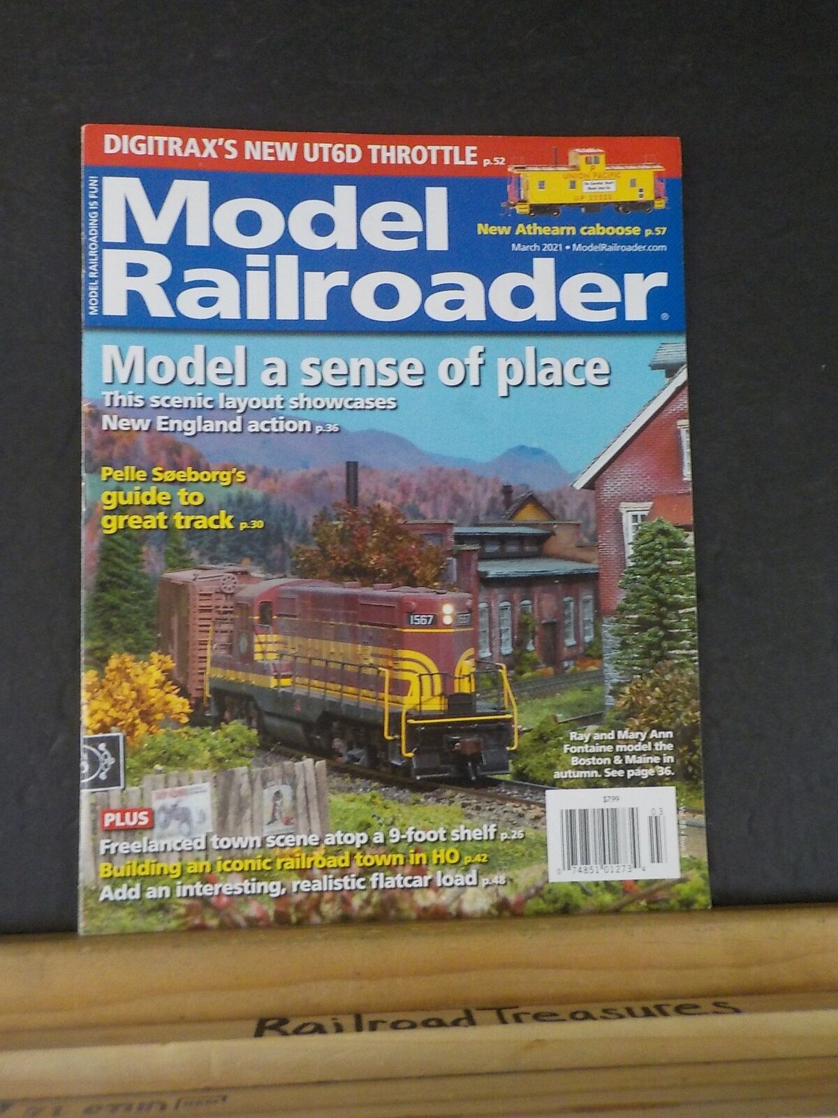Model Railroader Magazine 2021 March Model a sense of place Guide to g ...