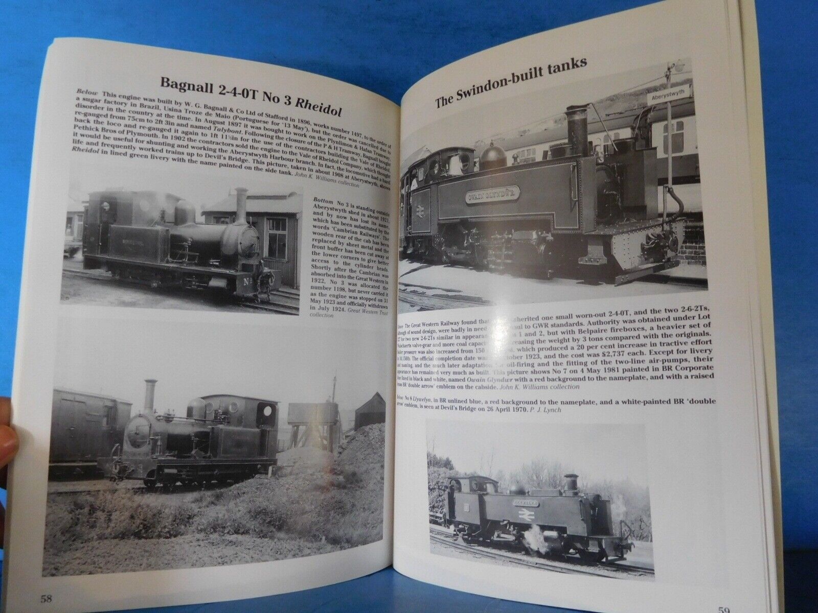 Vale Of Rheidol Railway by Hugh Ballantyne Soft Cover – RailroadTreasures