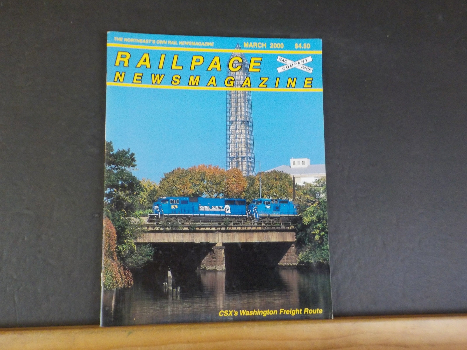 Rail Pace News Magazine 2000 March Railpace CSX Washington Freight Rou ...