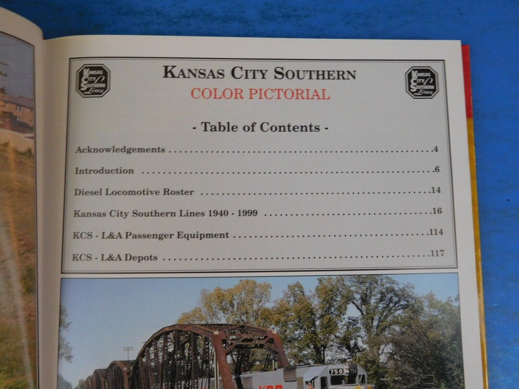 Kansas City Southern Color Pictorial BY Steve Allen Goen Hard Cover ...