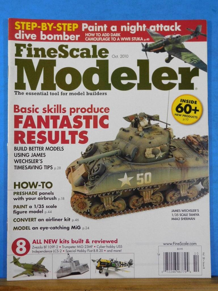FineScale Modeler 2010 Oct Preshade Panels with Your Airbrush ...