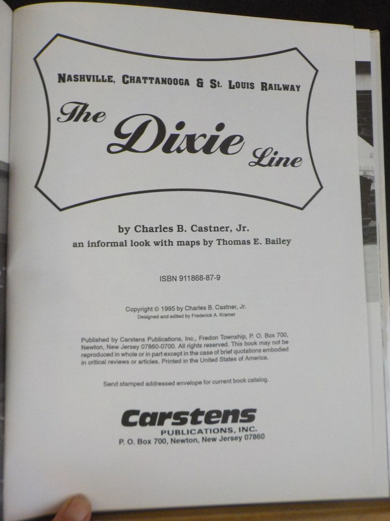 Dixie Line, The Nashville Chattanooga & St Louis Railway book by Castn ...