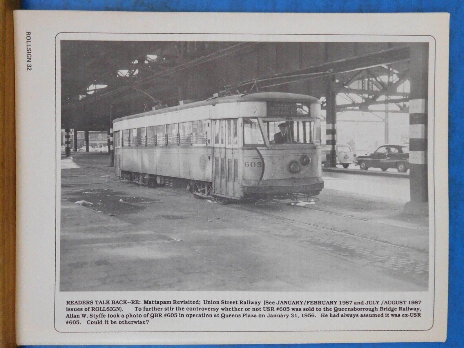 Rollsign Magazine of New England Transit News 1988 January February Ri ...