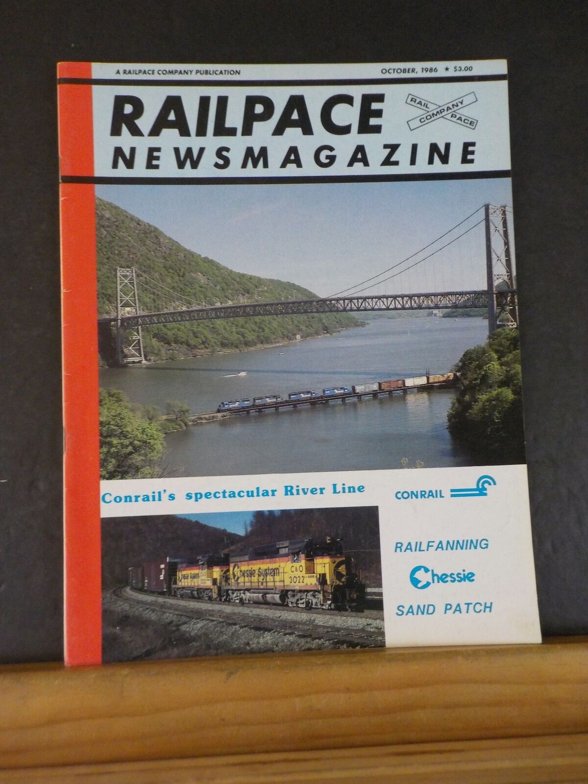 Rail Pace News Magazine 1986 October Railpace Conrail River Line Chess ...