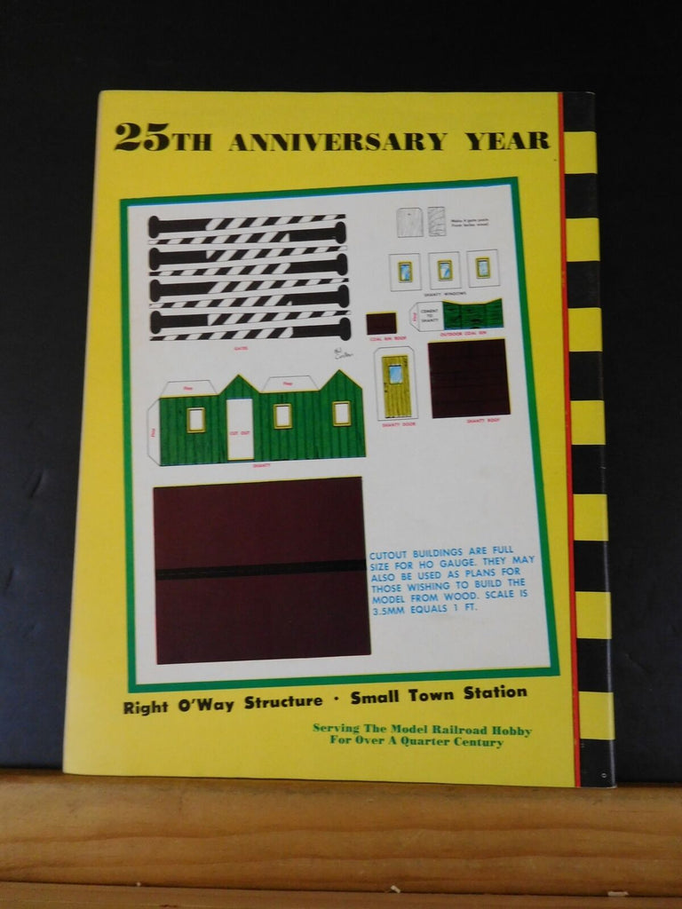 Railroad Model Craftsman Magazine 1958 March RMC Crossing shanty Stati ...